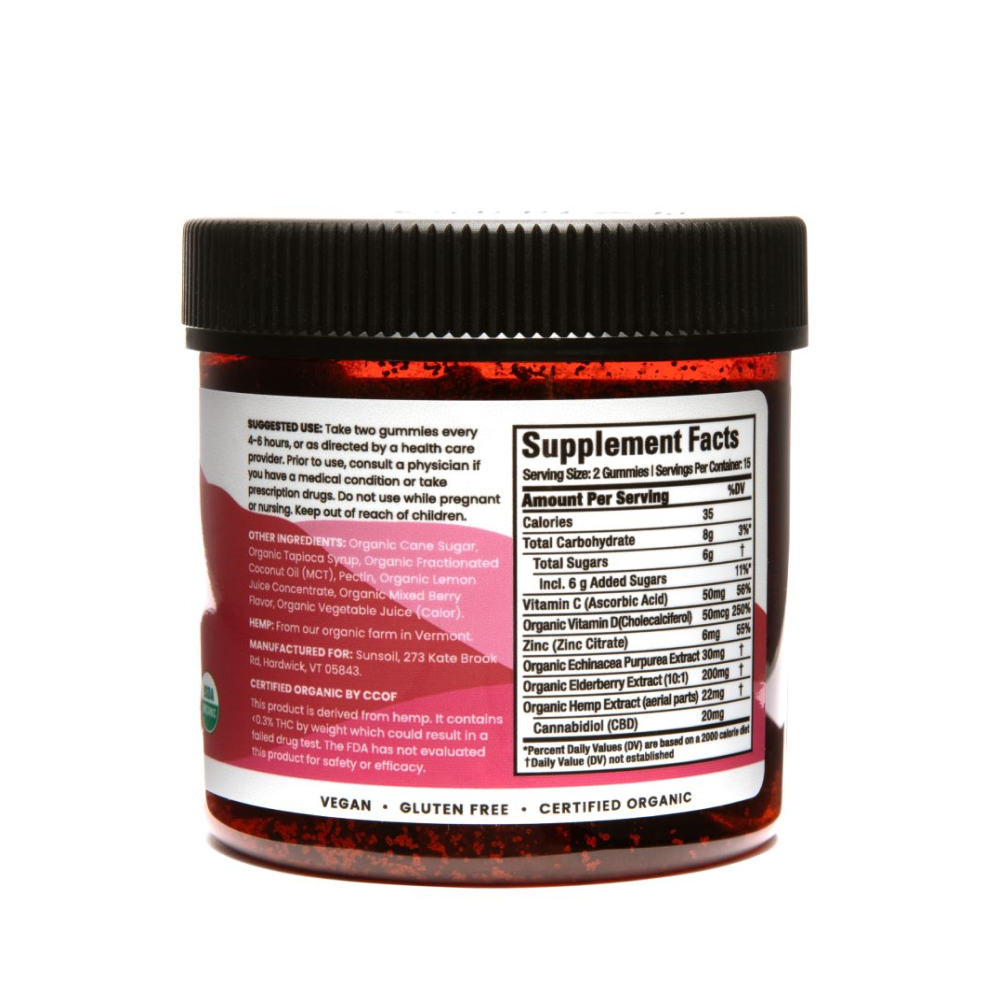 Immunity Gummy | 30ct (300 MG) – Sunsoil